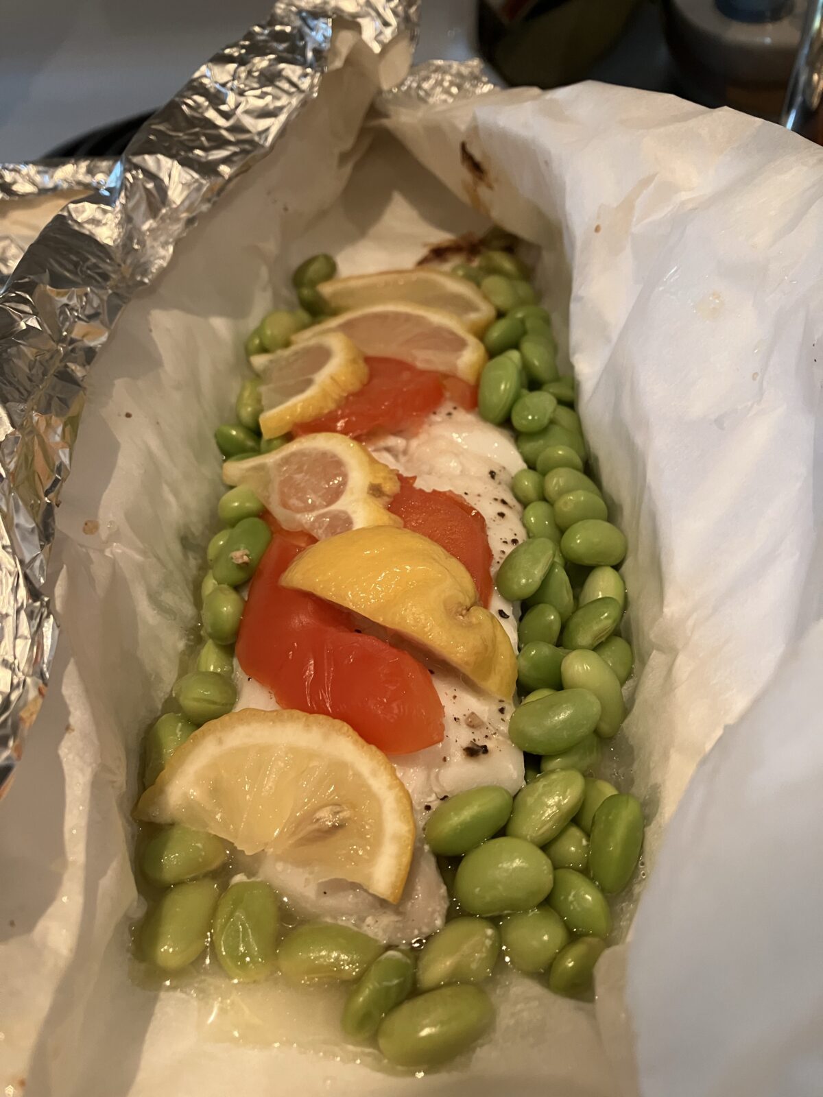 Fish in packets (made with frozen fish) – Family Favourite Recipes
